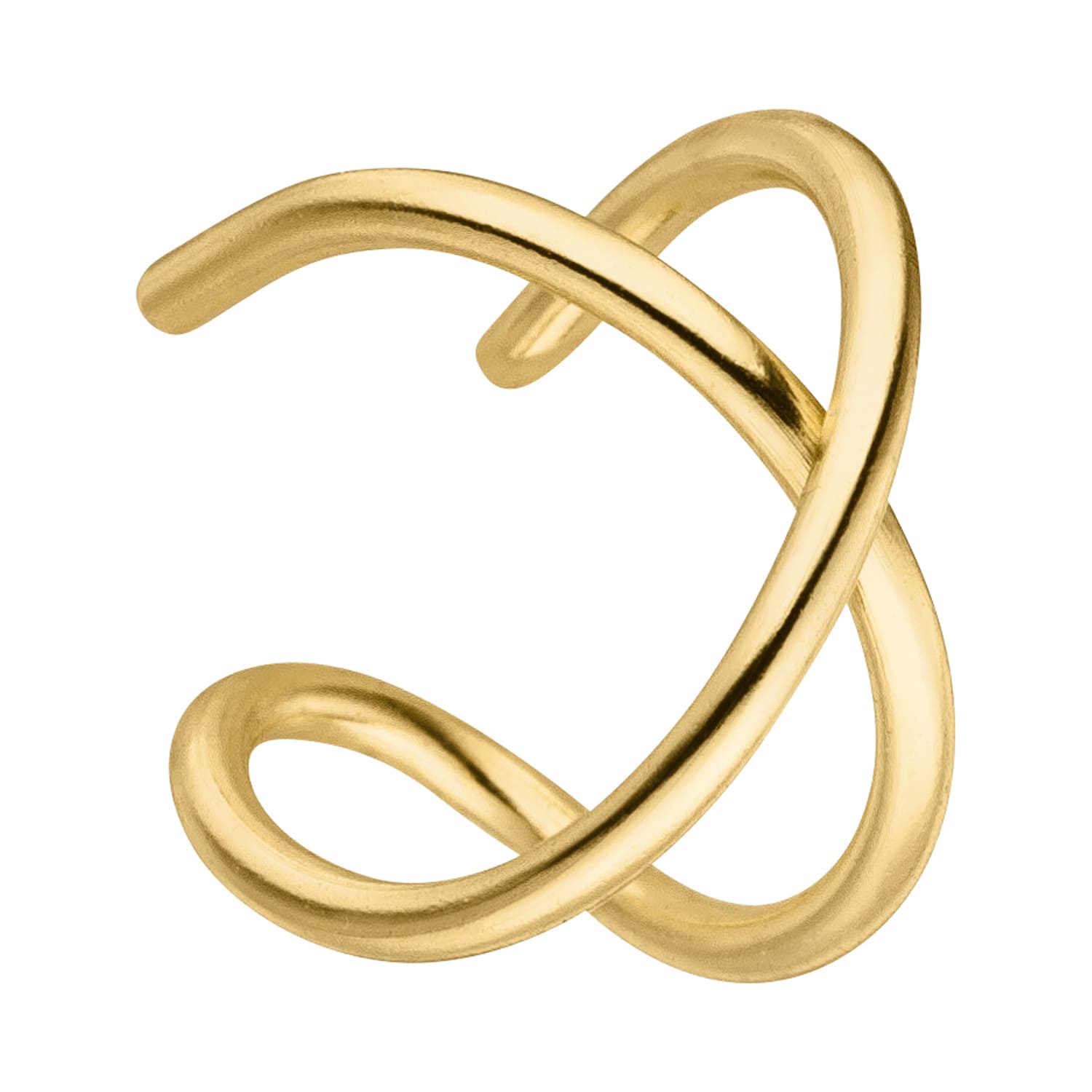 Crossing Ear Cuff 925er Echtsilber | DIAMOND MODE