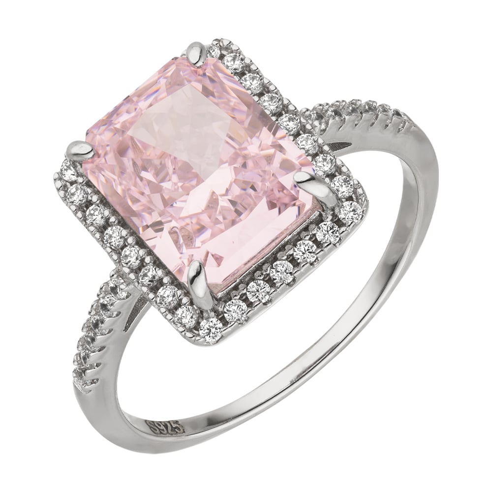 Big Pink Ring wasserfest - 925 Silber – DIAMOND MODE