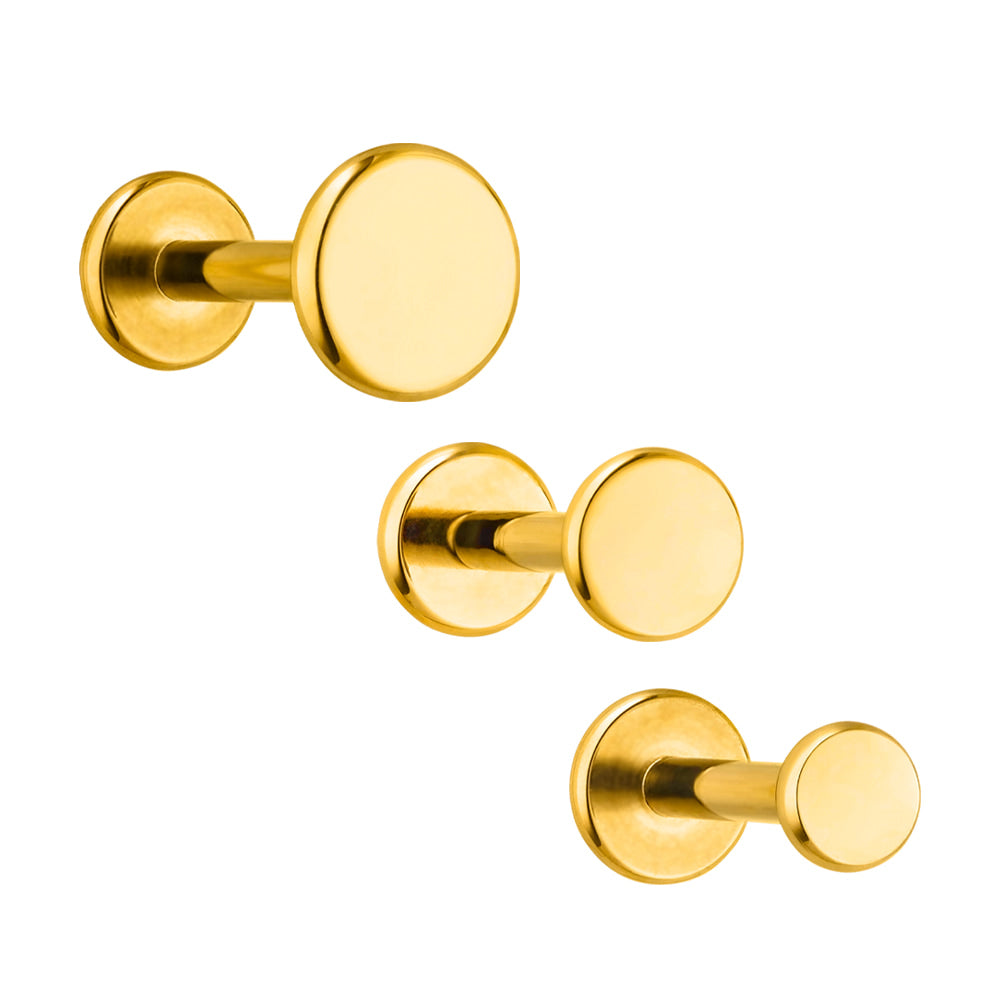 Disc piercing plate titanium anti-allergic – DIAMOND MODE